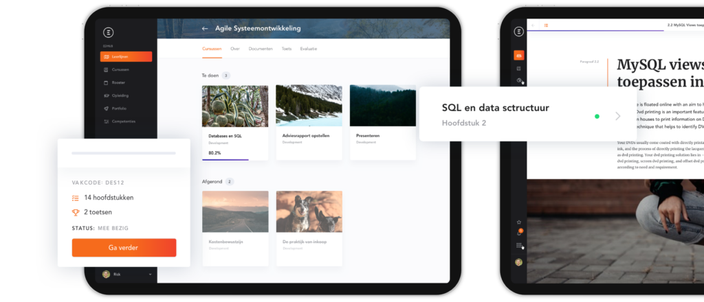 Learning Experience Platform voor Hogeschool Novi